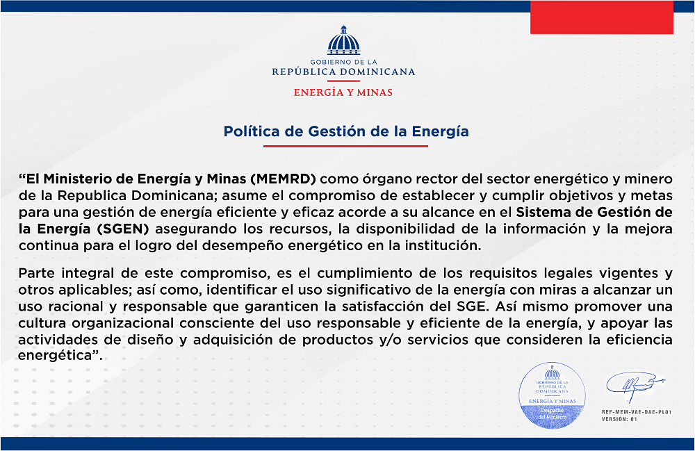 Ministerio de Energía y Minas