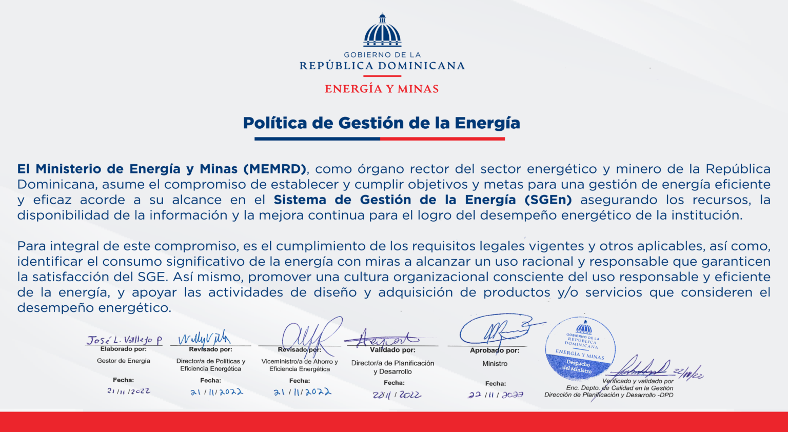 Ministerio de Energía y Minas